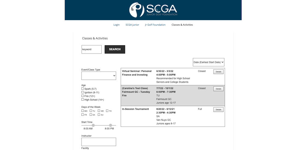 SCGA Junior Golf Foundation | Soapbox Engage | Online fundraising ...